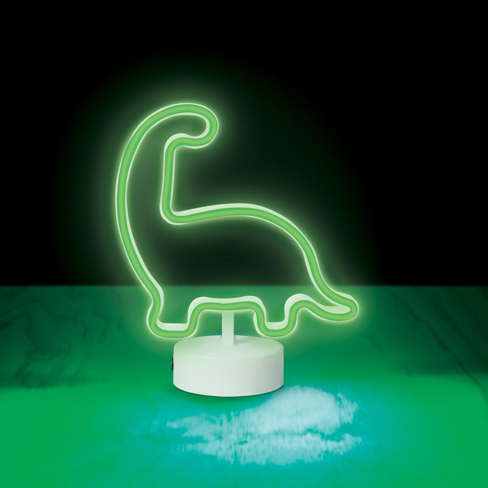 Dinosaur Green Neon LED Light - Fun Night Illumination