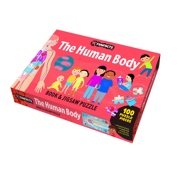 Toys - The Human Body Puzzle & Book - STEM