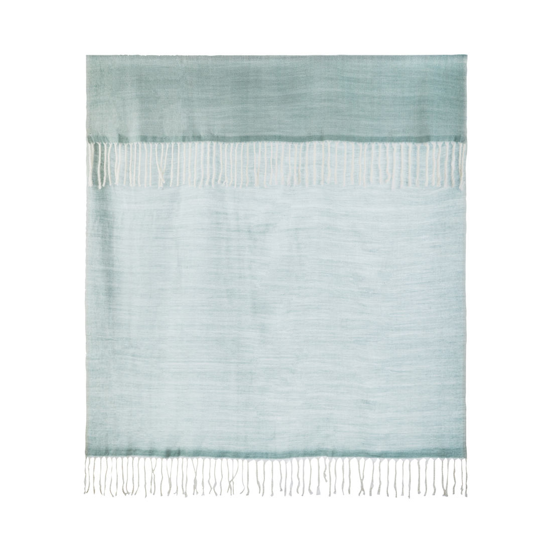 Woven Textured Throw Light Green